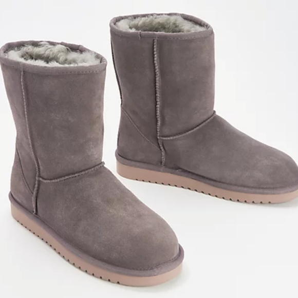 UGG | Shoes | Nwob Koolaburra By Ugs Gray Short Boots Size 2 | Poshmark